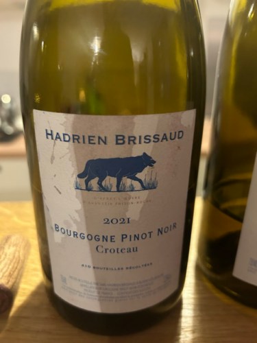 Hadrien Brissaud Bourgogne Pinot Noir Croteau | Vivino US