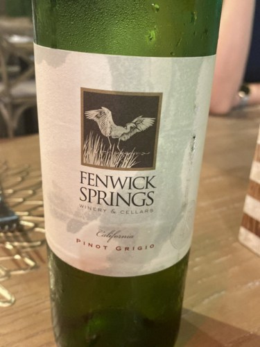 Fenwick Springs Pinot Grigio | Vivino US