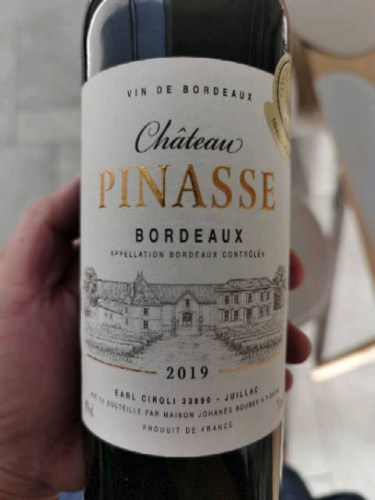 2019 Château Pinasse Bordeaux | Vivino US