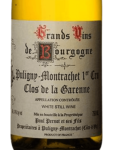 Paul Pernot Puligny - Montrachet 1er Cru Clos de la Garenne | Vivino US