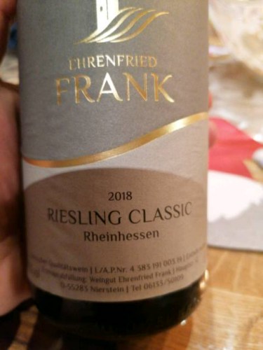 Ehrenfried Frank Riesling Classic | Vivino US
