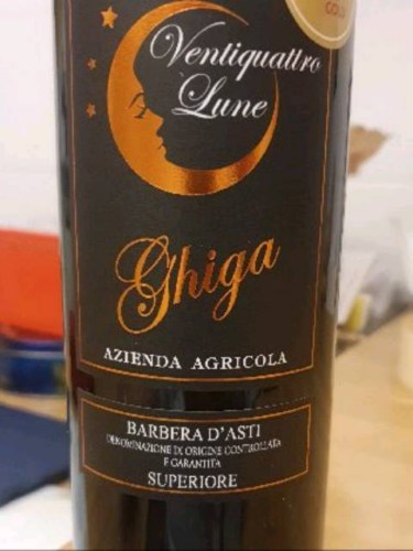 Ghiga Ventiquattro Lune Barbera d'Asti Superiore | Vivino US