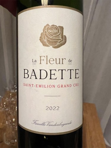 Château Badette La Fleur de Badette Saint-Émilion Grand Cru | Vivino ...