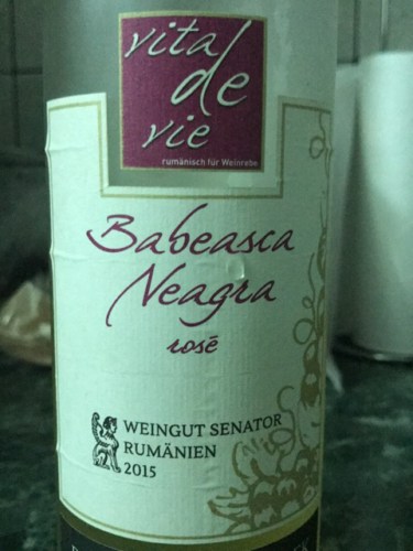 Senator Prodimpex Rita de Rie Băbească Neagră Rosé | Vivino US