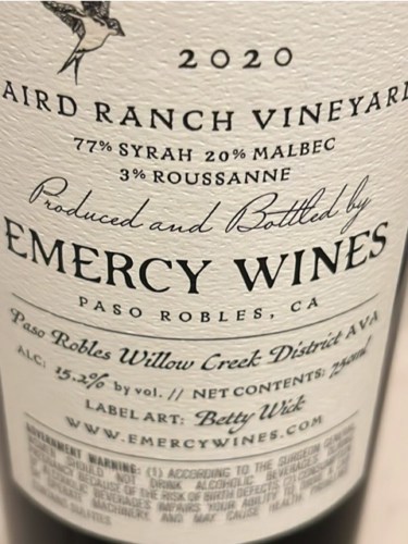 Emercy Wines Laird Ranch | Vivino US
