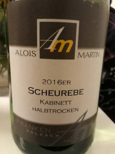 Alois Martin Scheurebe Kabinett Halbtrocken | Vivino US