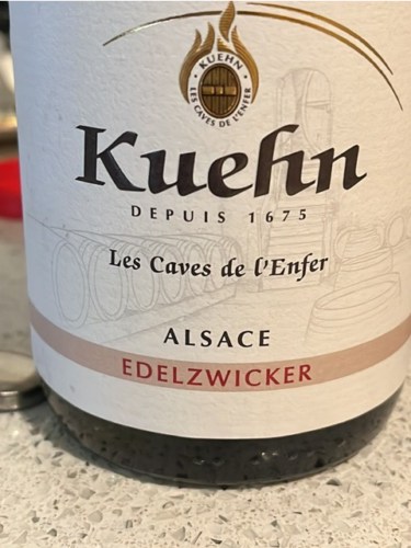 Kuehn Les Caves de l’Enfer Edelzwicker | Vivino US