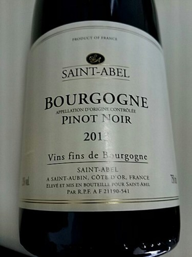 Domaine Saint-Abel Bourgogne Pinot Noir | Vivino 日本