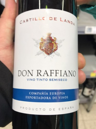 Castillo de Landa Don Raffiano Tinto Semi Seco | Vivino Brasil
