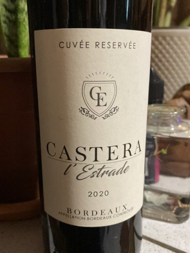 Castera l'Estrade Cuvée Réserve Bordeaux | Vivino US
