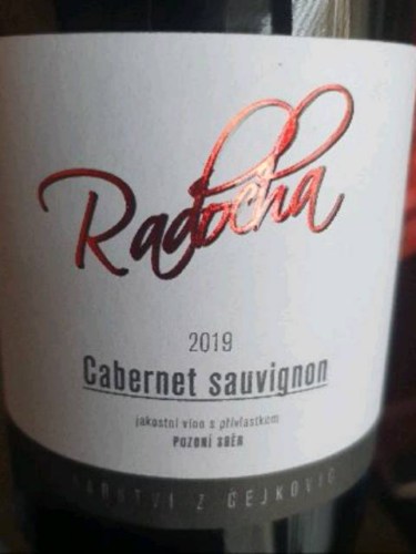 Vinařství Radocha Cabernet Sauvignon Pozdní Sběr | Vivino US