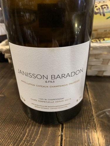 Janisson Baradon Cuvée Perpêtuelle Coteaux Champenois Chardonnay ...