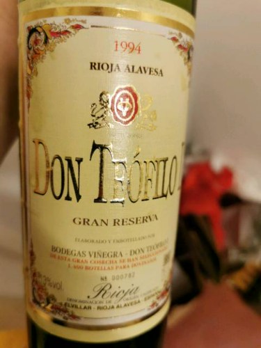 Vinegra Don Teofilo I Rioja Alavesa Reserva | Vivino 日本