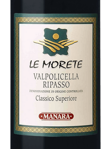 Manara Le Morete Valpolicella Ripasso Classico Superiore | Vivino English