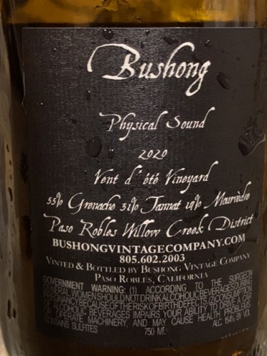 Bushong Physical Sound | Vivino US