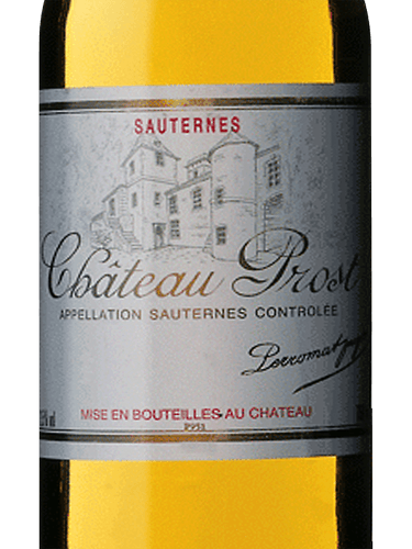 2015 Chateau Prost Sauternes | Vivino US