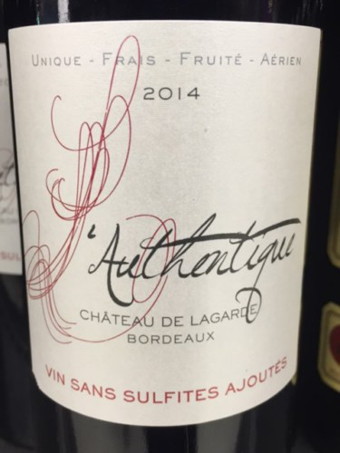 2014 Vignobles Raymond Chateau de Lagarde L'Authentique | Vivino US