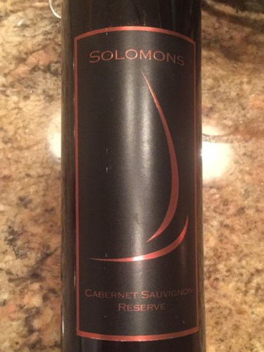 Solomons Reserve Cabernet Sauvignon | Vivino US