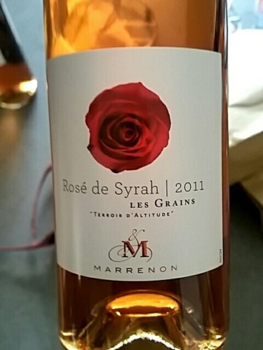 Marrenon Les Grains Rosé de Syrah | Vivino US