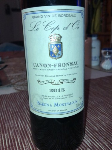 Baron de Montfalcon Le Cep d'Or Canon-Fronsac | Vivino Australia