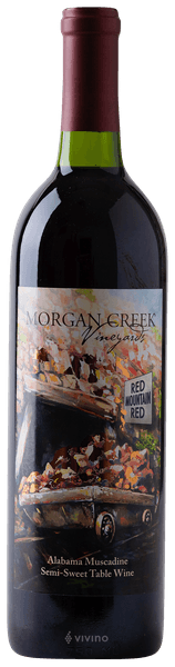 N.V. Morgan Creek Vineyards Red Mountain Red Muscadine Semi-Sweet ...
