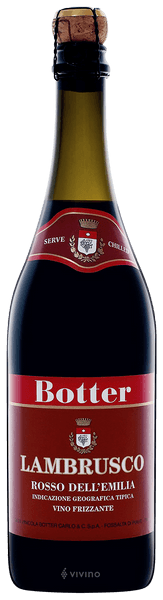 Botter Lambrusco Dell'Emilia Rosso | Vivino English