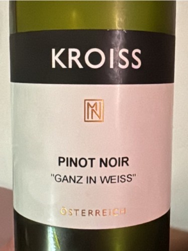 Kroiss Pinot Noir Ganz in Weiss | Vivino US