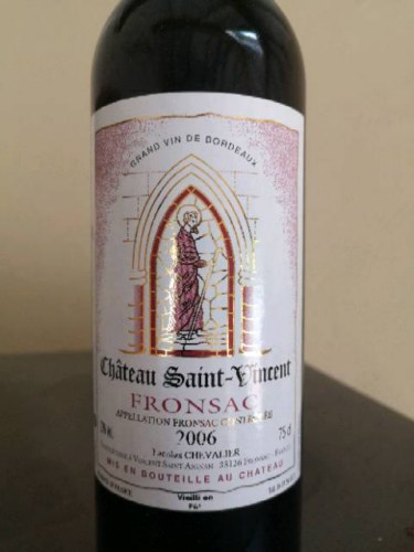 Château Saint Vincent Fronsac | Vivino US