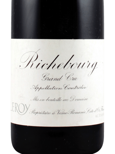 Domaine Leroy Richebourg Grand Cru | Vivino United Kingdom