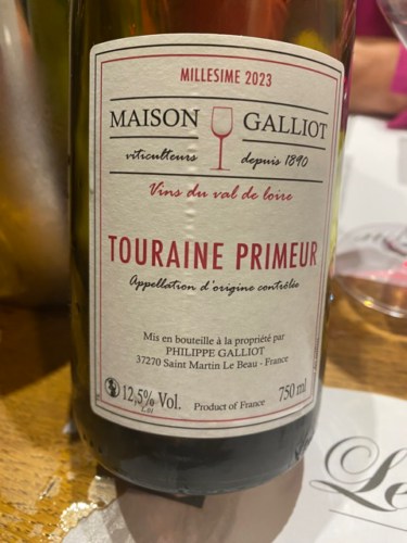 Galliot Touraine Primeur | Vivino US