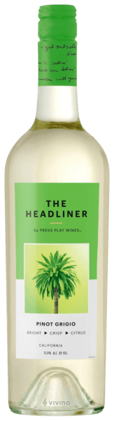 The Headliner Pinot Grigio | Vivino US