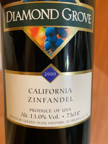 Diamond Grove Zinfandel | Vivino US