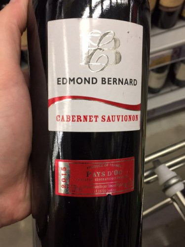 Edmond Bernard Cabernet Sauvignon | Vivino English