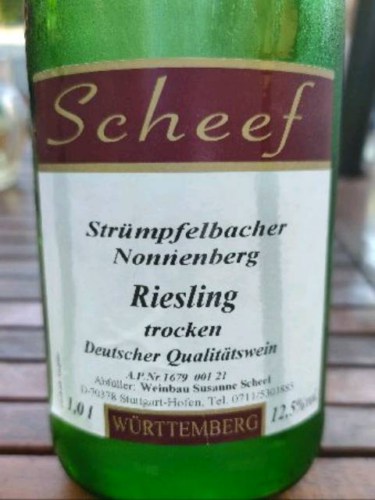 Scheef Strümpfelbacher Nonnenberg Riesling Trocken | Vivino US