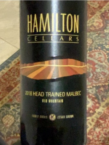 Hamilton Cellars Head Trained Malbec | Vivino US
