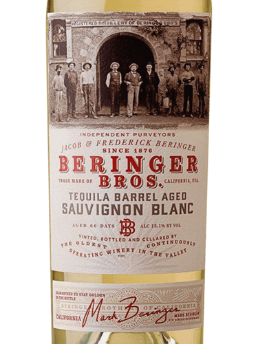 Beringer Beringer Bros. Tequila Barrel Aged Sauvignon Blanc | Vivino ...
