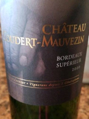 Château Coudert-Mauvezin Bordeaux Supérieur | Vivino US