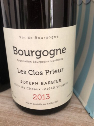 Joseph Barbier Bourgogne Les Clos Prieur | Vivino US