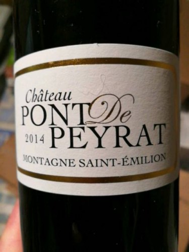 2020 Château Pont de Peyrat Montagne-Saint-Émilion | Vivino US