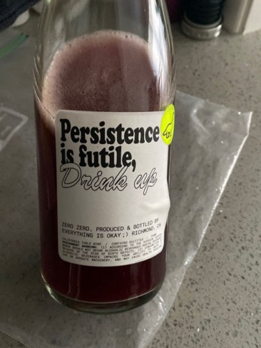 Everything is Okay Persistence is Futile, Drink Up | Vivino US