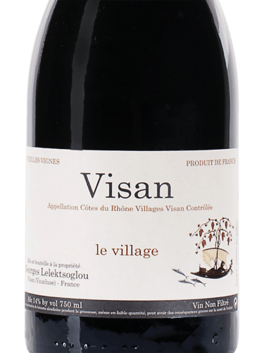 Georges Lelektsoglou Côtes-du-Rhône-Villages 'Visan' Le Village ... Georges Lelektsoglou Côtes-du-Rhône-Villages 'Visan' Le Village ...
