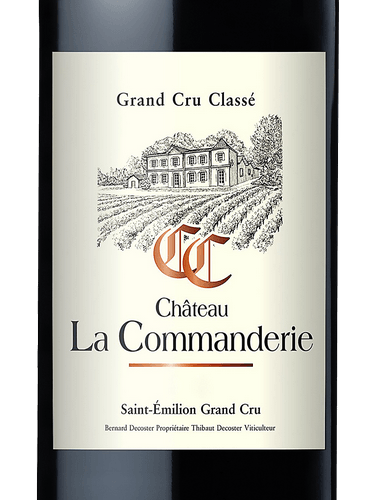 Château La Commanderie Saint-Émilion Grand Cru (Grand Cru Classé ...