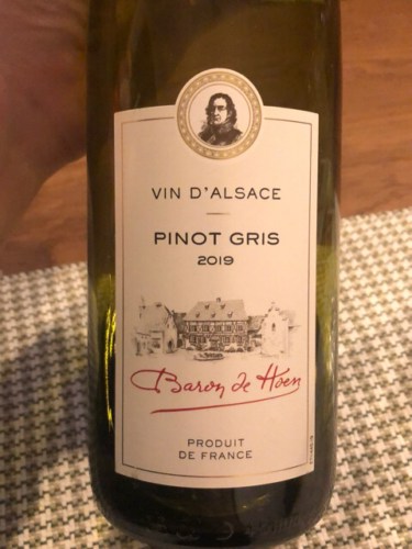 2019 Cave de Beblenheim Baron de Hoen Pinot Gris | Vivino US