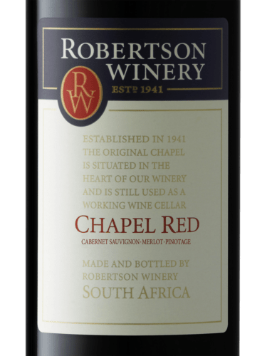 Robertson Winery Chapel Red | Vivino US Robertson Winery Chapel Red | Vivino US