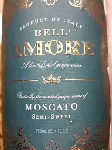 Bell'Amore Moscato Semi Sweet | Vivino