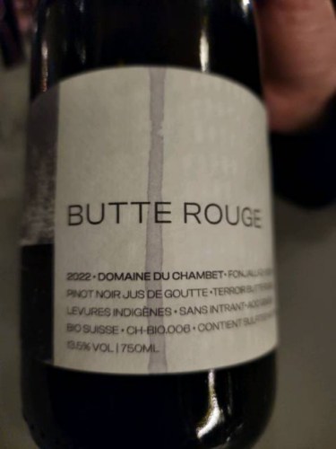 Domaine du Chambet Butte Rouge | Vivino US