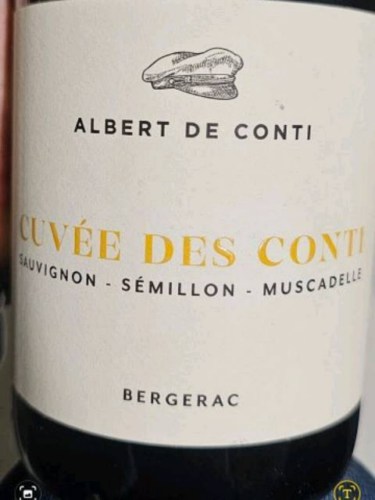 Domaine Albert de Conti Cuvée des Conti | Vivino 日本