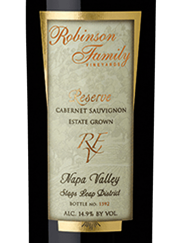 Robinson Family Vineyards Reserve Cabernet Sauvignon | Vivino US