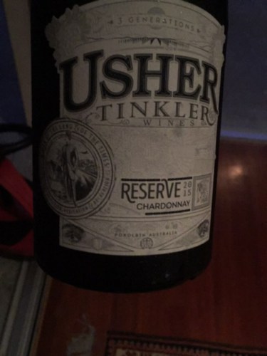 Usher Tinkler Wines Reserve Chardonnay | Vivino Australia