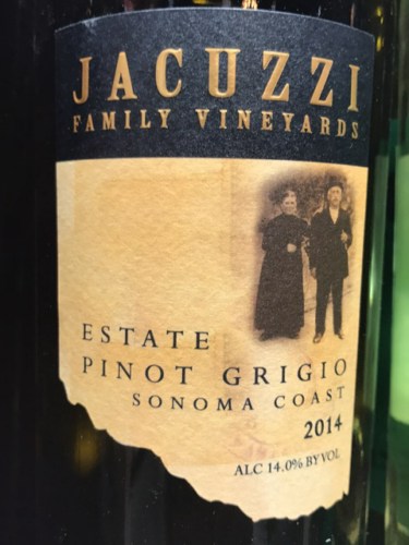 Jacuzzi Estate Pinot Grigio | Vivino US